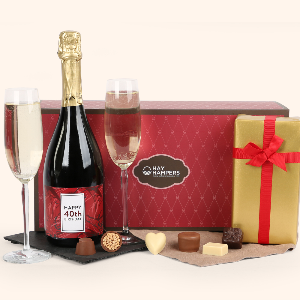 40th Birthday T Hamper Hay Hampers